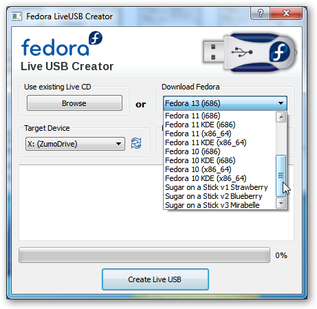 Fedora Live USB Creator y Sugar | Observatorio Tecnológico